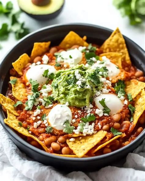 Easy Chilaquiles With Avocado Crema Sophia Recipes