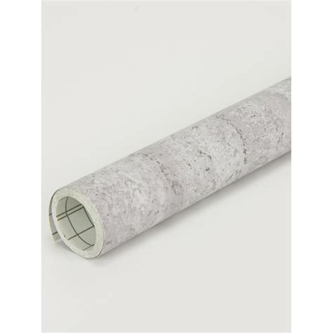 Fablon 1771 In W X 15748 In H Self Adhesive Gray Stone Wall Decal In