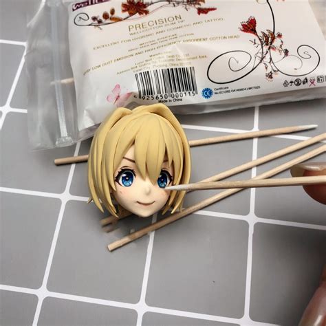 Pointed Cotton Swabs Coloring And Makeup For Crafts