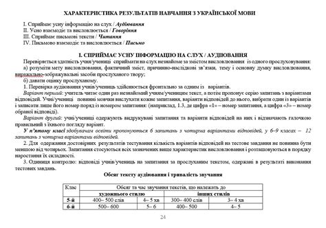 НАВЧАЛЬНА ПРОГРАМА з української мови для 6 класу НУШ Голуб Н Б Горошкіна О М 140 год 4