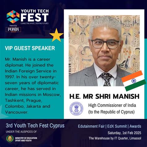 Manish Manish On Linkedin Looking Forward To 3rd Youth Tech Fest Cyprus 2025 And Speaking To Young