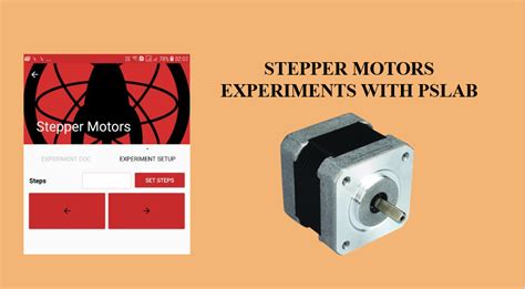 Stepper Motors Experiment With Pslab Pocket Science Lab