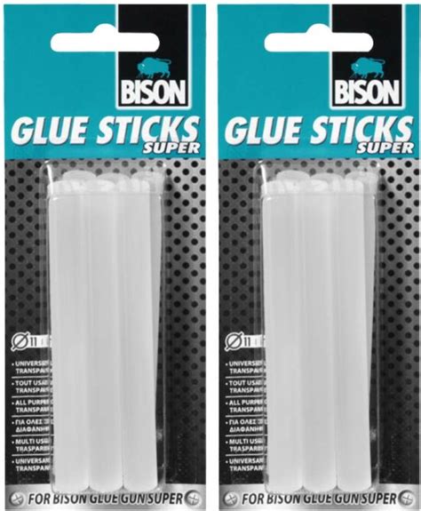2x Bison Glue Sticks Super Blister 6 X 11 Mm 6 Stuks Bol