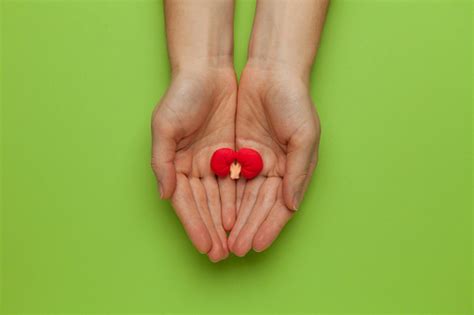 녹색 배경에 손에 인간의 신장 비뇨 생식기 시스템의 통증 신장 결석 의 치료 만성 및 유전적 문제 0명에 대한 스톡 사진 및 기타 이미지 Istock