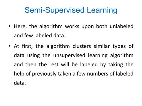 machine learning algorithm pptx