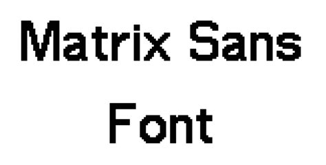 Matrix Sa Font Dafont Style