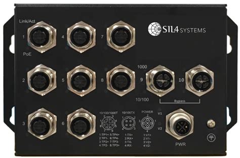 10 Port Industrial Unmanaged Ethernet Switch Rugged Network Appliances