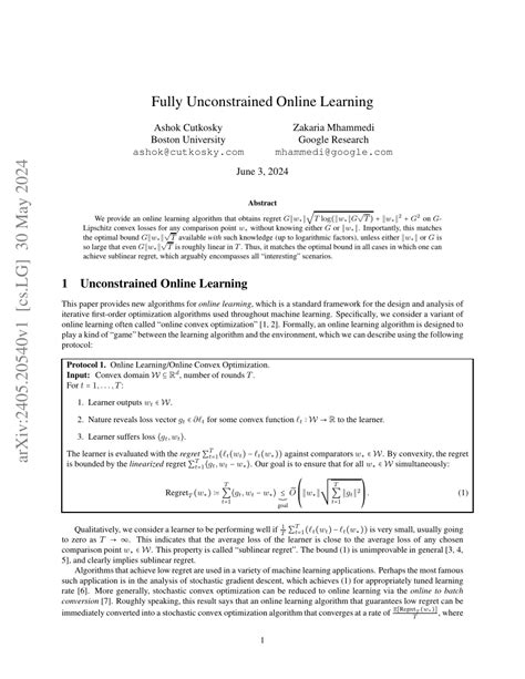 pdf fully unconstrained online learning