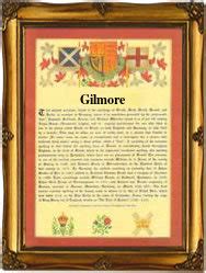 Surname Database Gilmore Last Name Origin