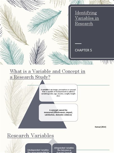 Identifying Variables In Research Chapter 5 Download Free Pdf Level Of Measurement