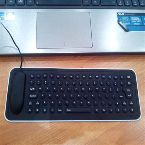 portable usb mini flexible silicone pc keyboard fo grandado