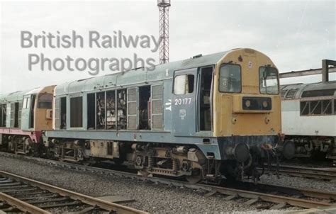 35mm Negative Br British Railway Diesel Loco Class 20 20177 At Toton