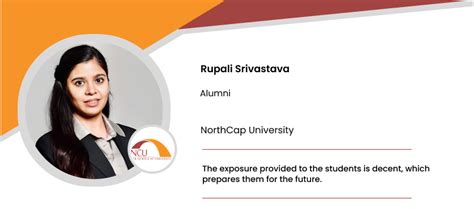 Northcap University Rupali Srivastava Alumni