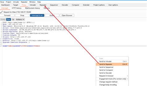 使用 Burpsuite 进行post 方式的sql注入burpsuite Post Csdn博客
