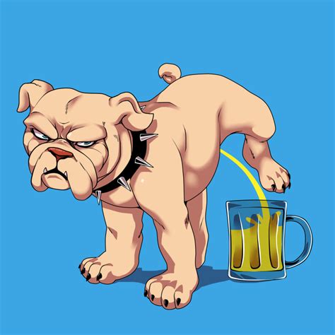 Rule 34 Ambiguous Gender Black Collar Bodily Fluids Bulldog Canid