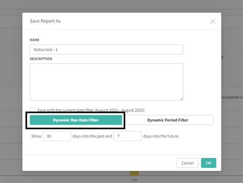 How Can I Create And Save Reports With A Dynamic Date Range