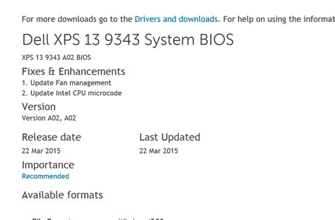 Dell Xps 13 2015 Picks Up New Bios And Trackpad Firmware Windows