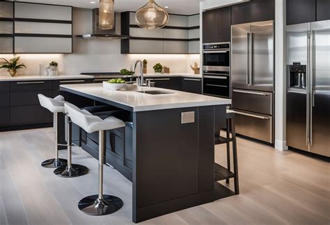 Space Saving Kitchen Island Designs With Sink And Dishwasher