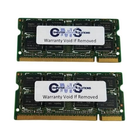 Cms 2gb 2x1gb Ddr2 4200 533mhz Non Ecc Sodimm Memory Ram Compatible With Dell Latitude D610
