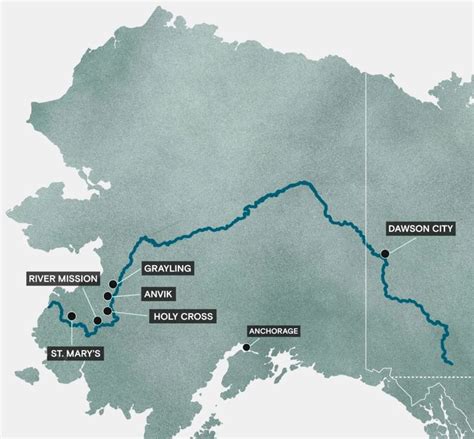 Map Of Yukon River Salmon Migration
