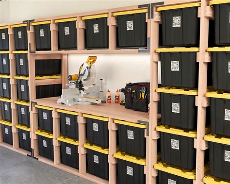 Diy 27 Gallon Tote Rack Plans 1 Tall×4 Wide Perfect For Costco