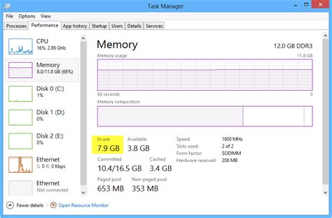 Memory What Is Peak Working Set In Windows Task Manager Stack Overflow