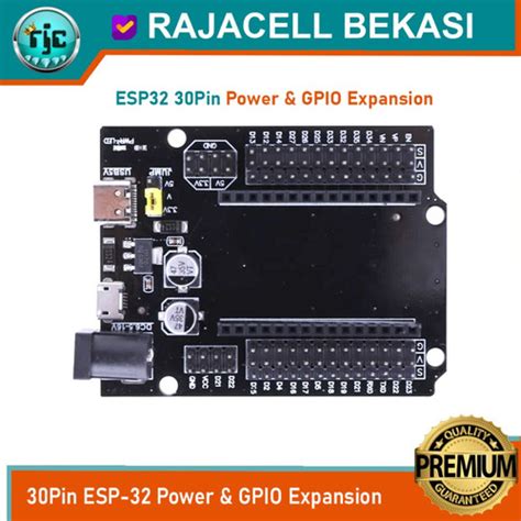 Jual 30pin Esp 32 Breakout Board For Esp32 Terminal Power And Gpio