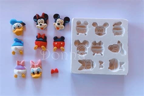Molde De Silicone Mickey Mini Tm 253 Elo7 Produtos Especiais