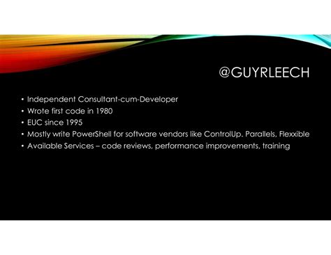 Troubleshooting Windows Problems Using Powershell Speaker Deck