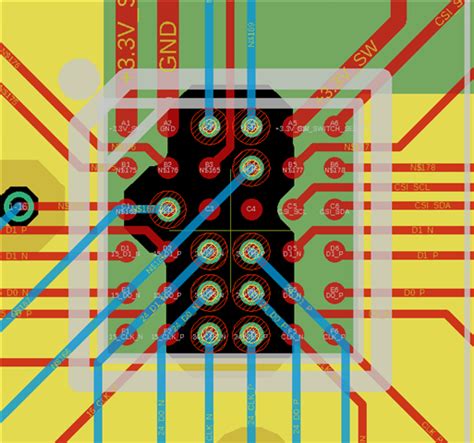 Tmux646 How To Achieve Csi Differential Impedance Of A 100 Ohms With A Bga Csi Switch