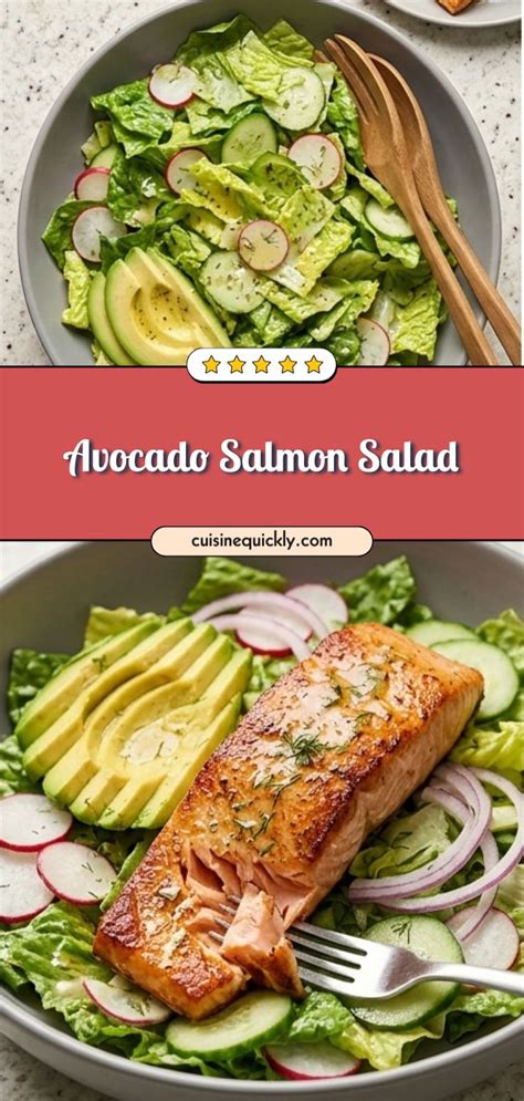 Avocado Salmon Salad Recipe