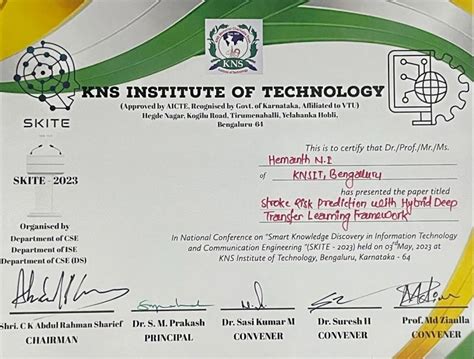 Hemanth N I On Linkedin Research Deeplearning Stockmarket Ai Transferlearning Datascience