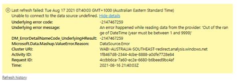 Postgresql Refresh Issue Microsoft Fabric Community