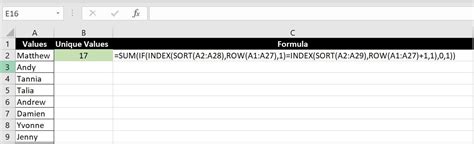 Count The Number Of Unique Values › Fix All Excel Errors