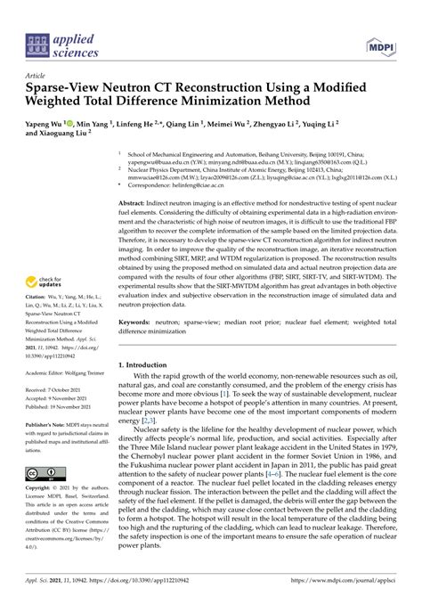 pdf sparse view neutron ct reconstruction using a modified weighted