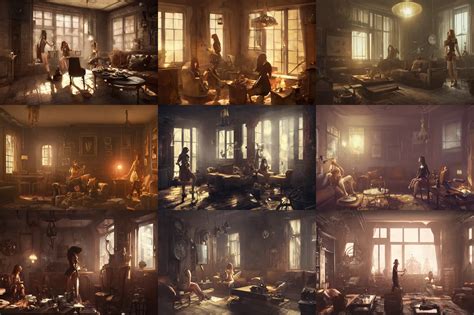 Women In The Interior Of A Steampunk Apartment By Stable Diffusion OpenArt