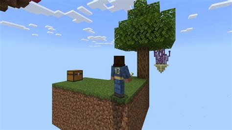 Random Skyblock Map For Minecraft Pe 1 21 44