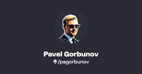 pavel gorbunov twitter instagram linktree