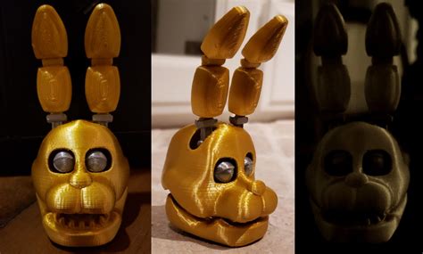 3d Printed Bonnie Head Rfivenightsatfreddys