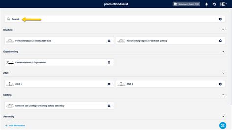 rework option available now homag docs