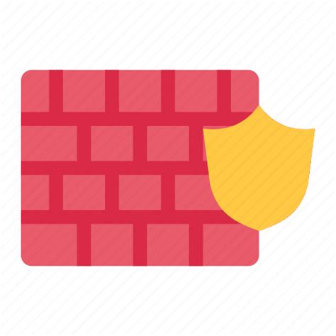 Firewall Shield Protection Safety Security Icon Download On Iconfinder