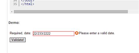 Javascript Jquery Date Rule Not Working In Firefox And Ie Stack