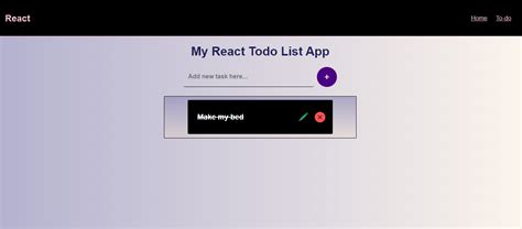 GitHub KabahitaVictoria React Todo List App