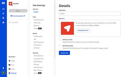 configuring the production branch cloudcannon documentation