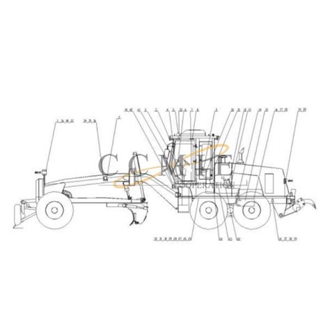 China 803506776 Work Light For Xcmg Gr215a Motor Grader Electrical