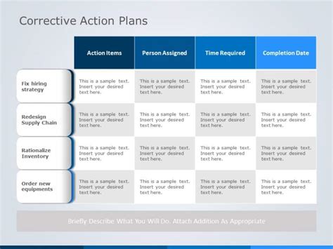 Corrective Action PowerPoint Template SlideUpLift