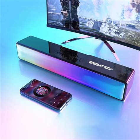 Led Rgb Wireless Sound Bar For Pctv Box Of Zeal