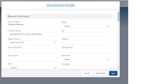 Lightning Component For Custom Recordtype Selection