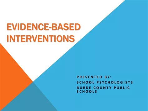 Ppt Evidence Based Interventions Powerpoint Presentation Free
