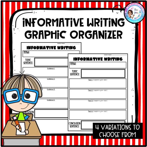 Informative Writing Graphic Organizer Amped Up Learning